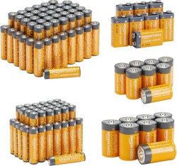 Deal: Amazon Basics 108-Count Battery Value Pack with AA, AAA, C, D and ...