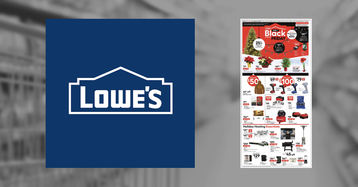 Lowe's Early Black Friday - GottaDEAL
